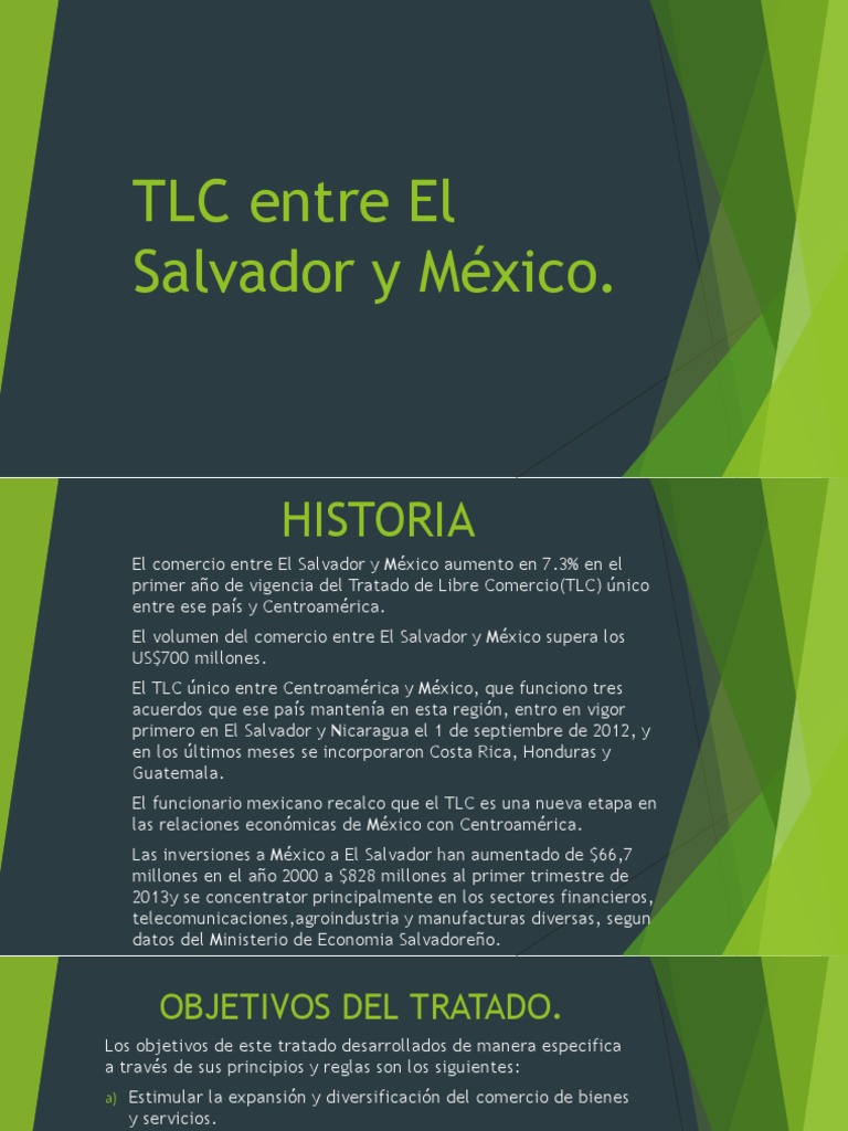 TLC Entre El Salvador y México 12 | PDF | El Salvador | Centroamérica