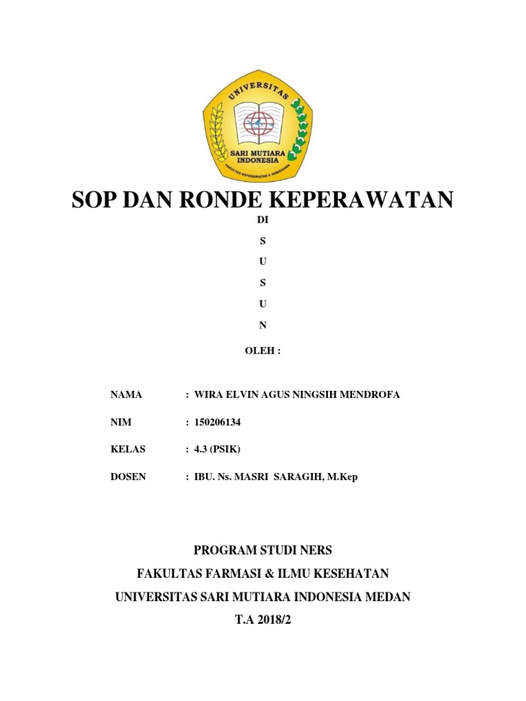 Sop Dan Proposal Ronde Wira Elvin | PDF