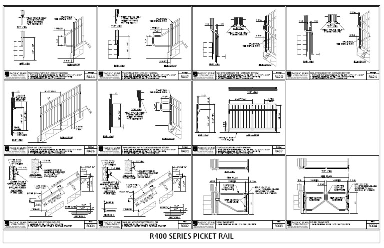 r400 Series Picket Rail | PDF