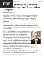 Generational Boundaries: Millennials & Gen Z | PDF | Millennials | Baby ...