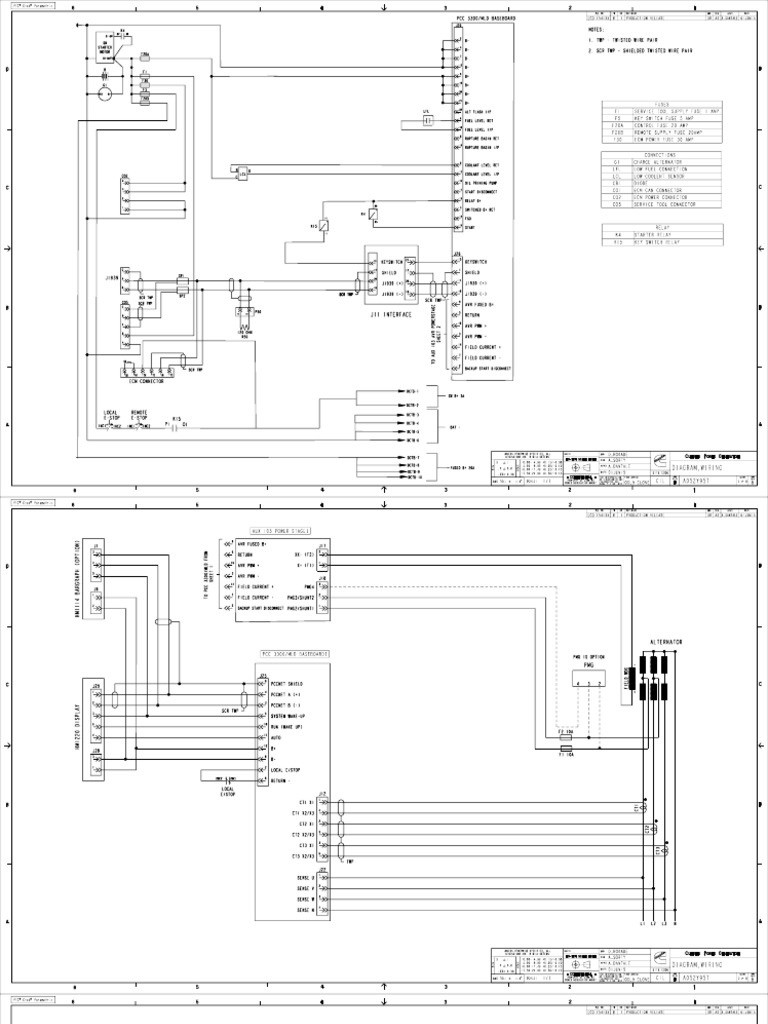 QSB7 & QSL9 Wiring Diagram With PC3.3 Controller CLONE STEP-II PDF | PDF