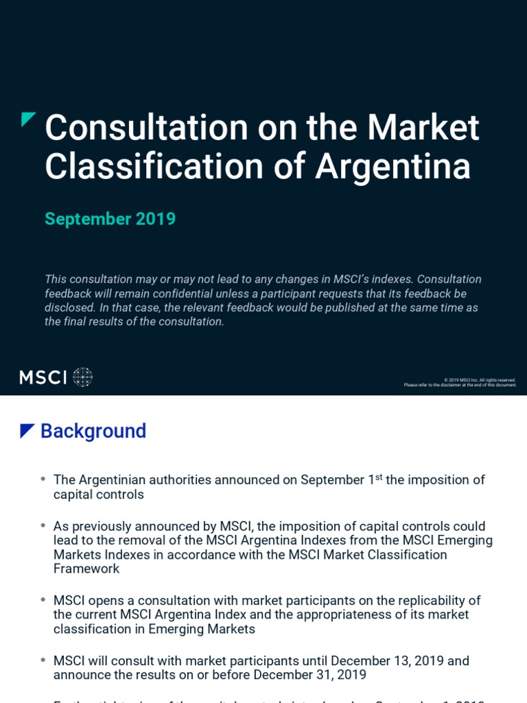 Consultation Argentina | PDF | Financial Adviser | American Depositary ...