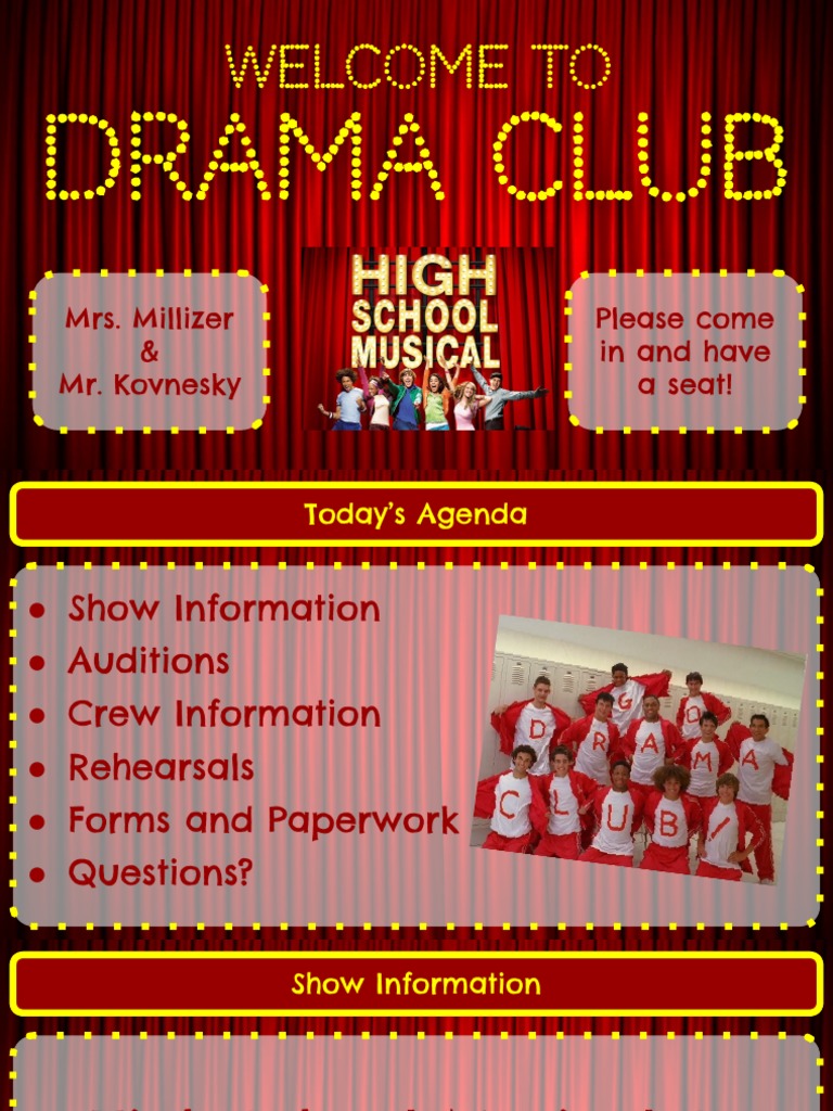 High School Musical Jr. Audition Info | PDF