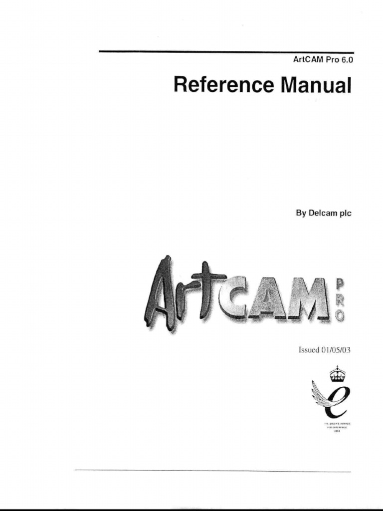 Artcam Pro Reference Whole Manual 1 - 503 PDF | PDF