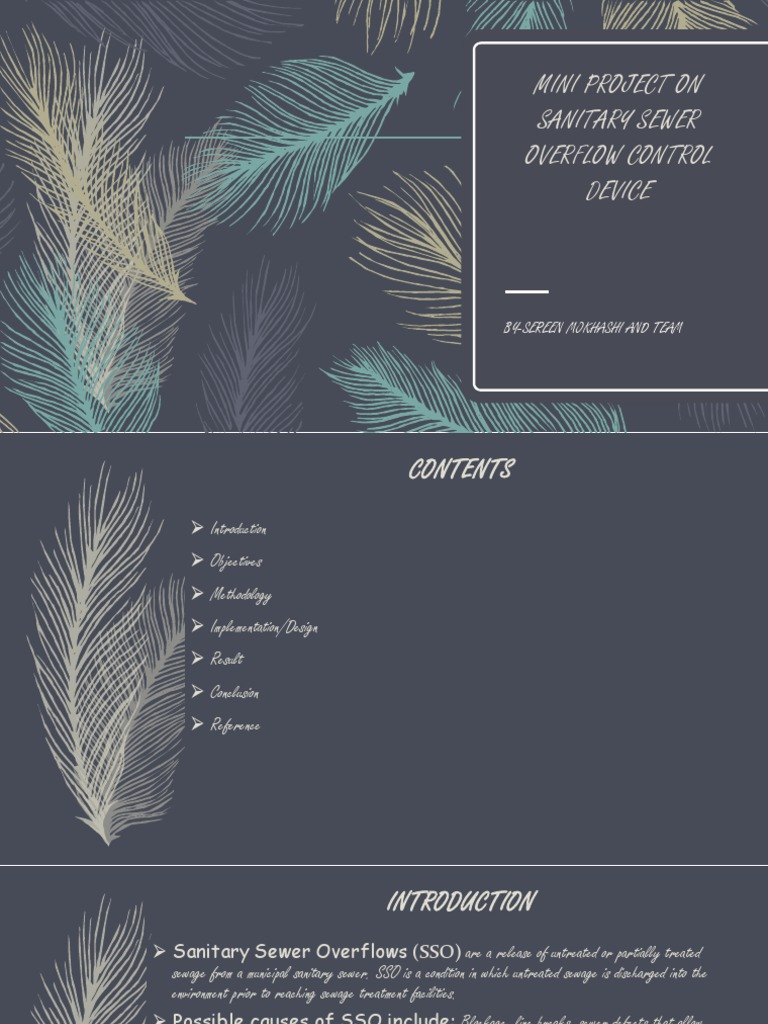 Sanitary Sewer Overflow PPT-2 | PDF | Combined Sewer | Hydraulic ...