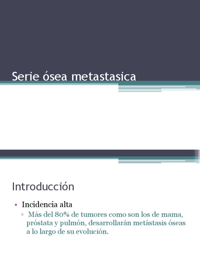Serie Ósea Metastasica | PDF | Vértebra | Tórax (anatomía humana)