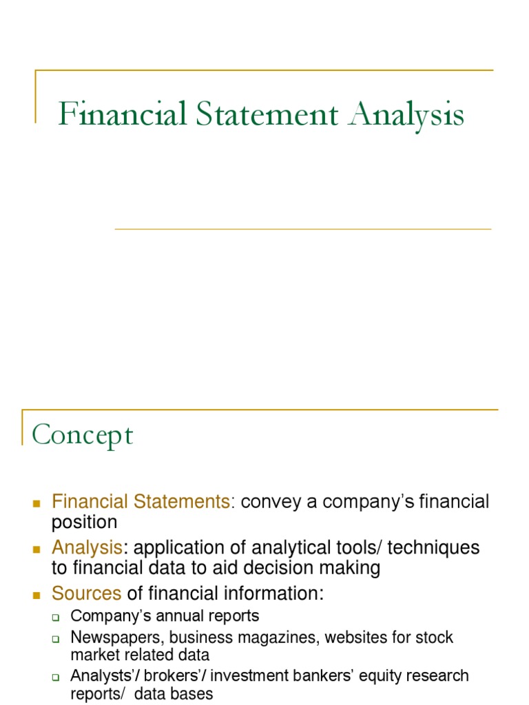 2financial Statement Analysis | PDF | Equity (Finance) | Stocks