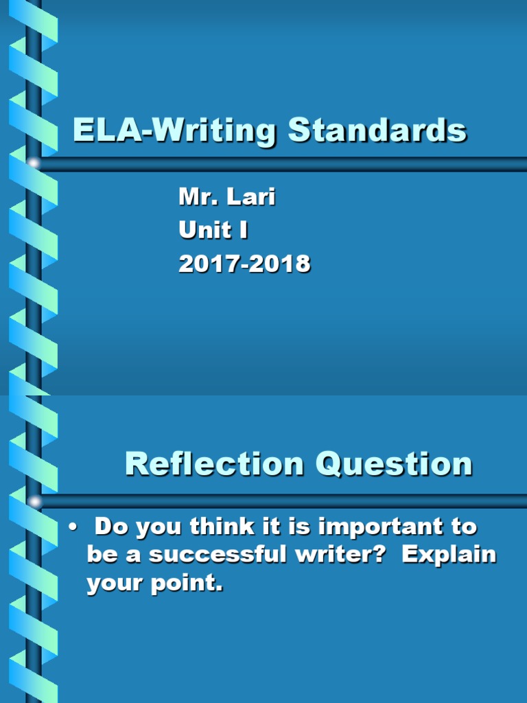 Writing Standards | PDF | Essays | Paragraph