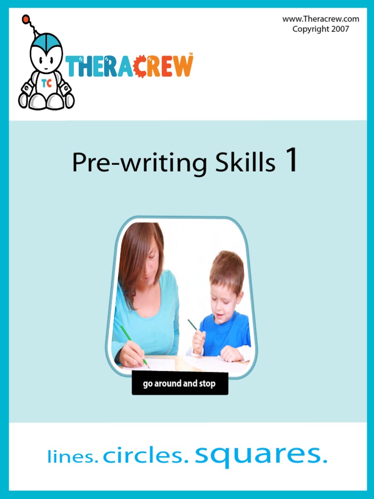 Theracrew Pre-Writing Workbook | PDF