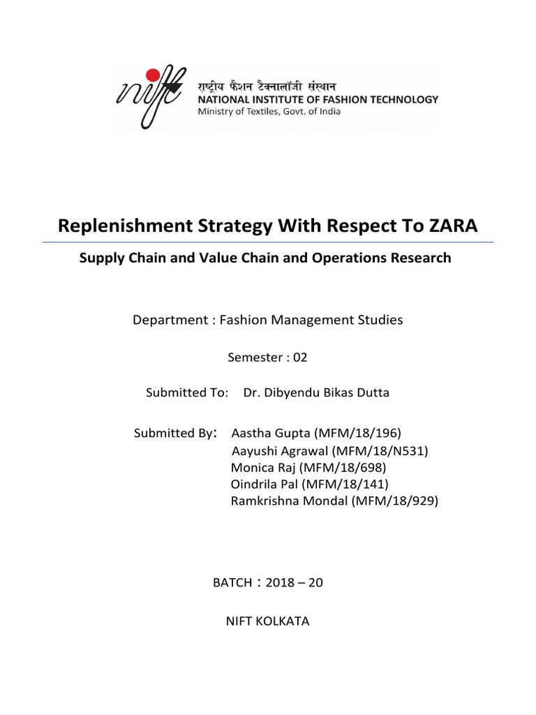 Zara's Success Through Agile Replenishment: An Analysis of the Fashion ...