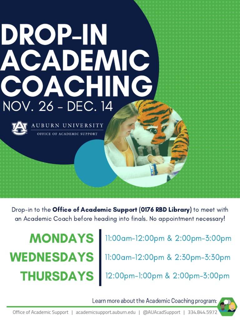 Drop-In Coaching Flyer Fa18 | PDF