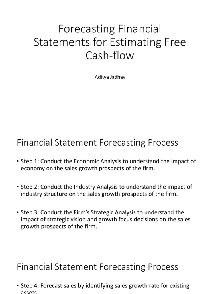 Forecasting Financial Statements | PDF | Valuation (Finance) | Expense