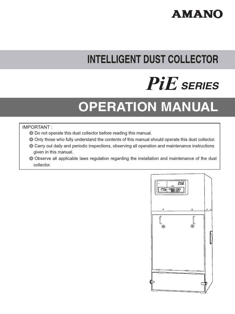 Amano PiE Operation Manual As of 5-12 - PiE - PKA911008 | PDF | Duct ...