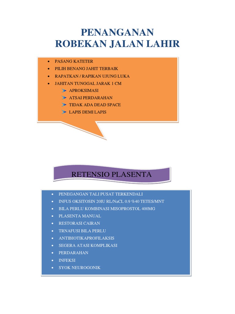 Robekan Jalan Lahir | PDF
