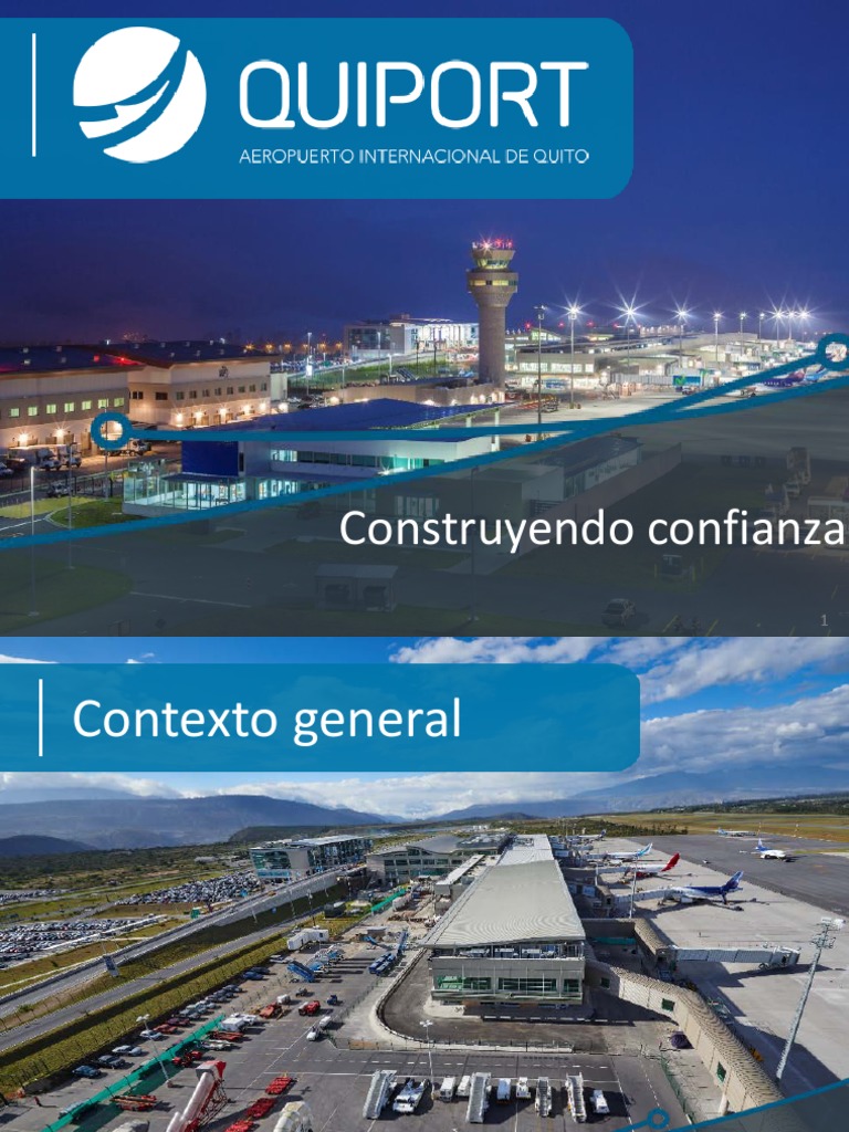Quiport: Aeropuerto Internacional de Quito | PDF | Aeropuerto | Control ...