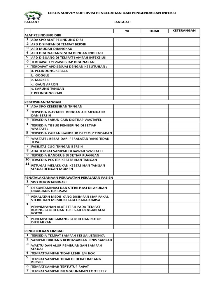 Ceklis Supervisi | PDF