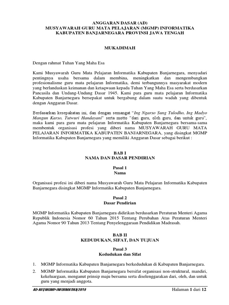 Ad Art MGMP Informatika | PDF