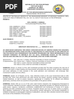 Barangay Protection Order Sample | PDF | Justice | Public Law