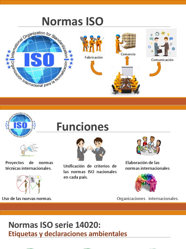 Norma ISO 14020 (Presentacion Clase) | PDF | Evaluación del ciclo de ...
