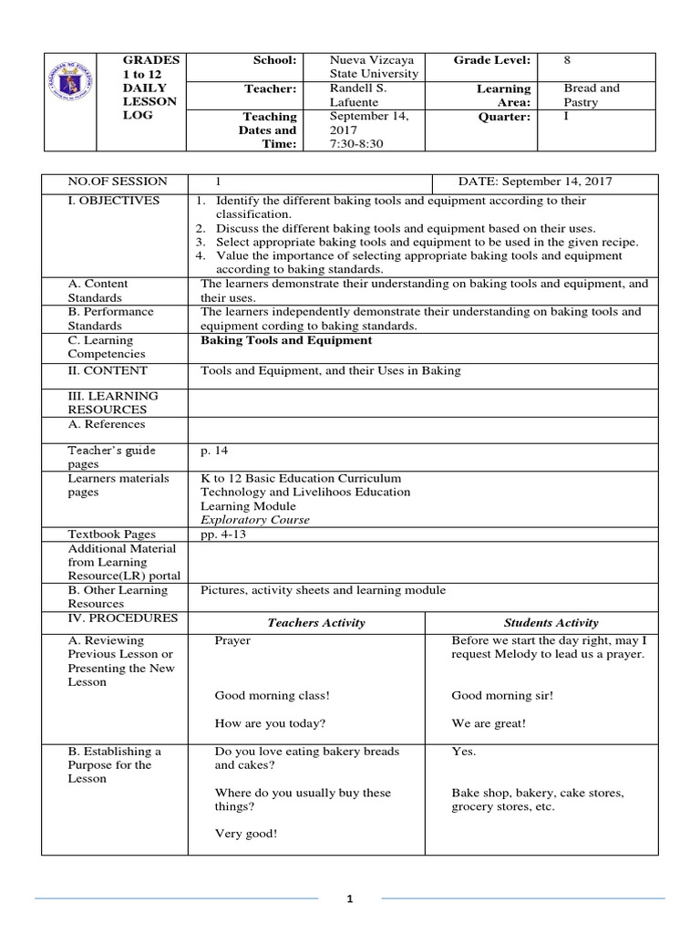 Lesson Plan | PDF | Cupcake | Baking