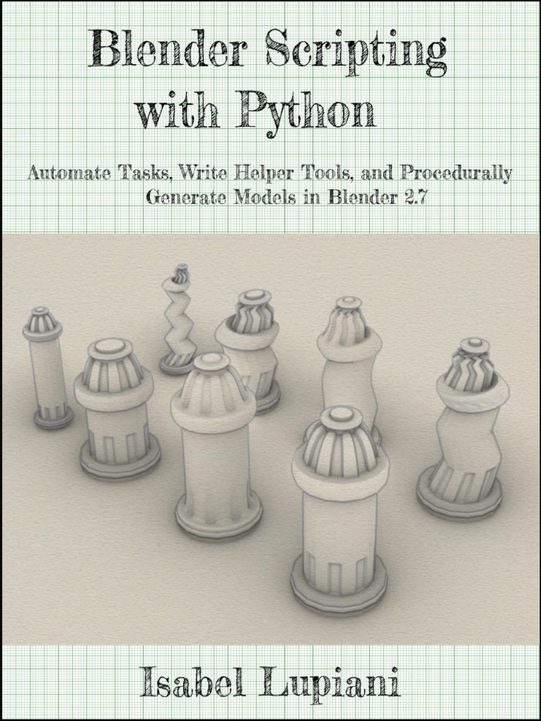 Blender Scripting With Python Sample Pdf Texture Mapping Command Line Interface 