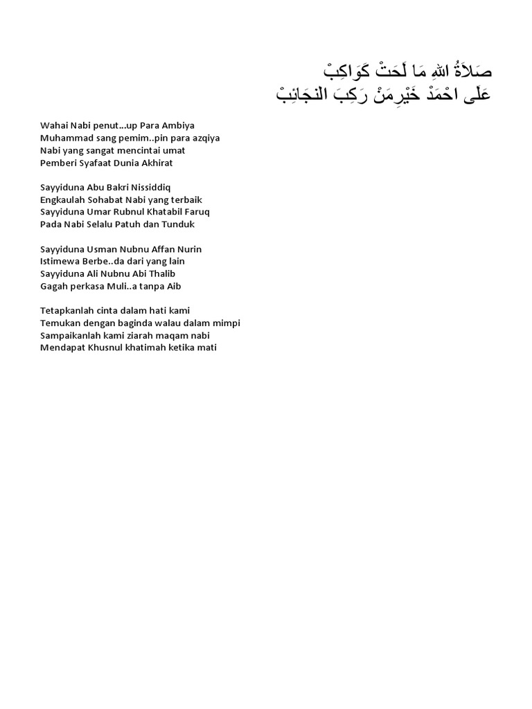 Kumpulan Syair Melayu | PDF | Agama & Spiritualitas