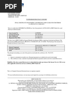 Declaration For 80EEA | PDF