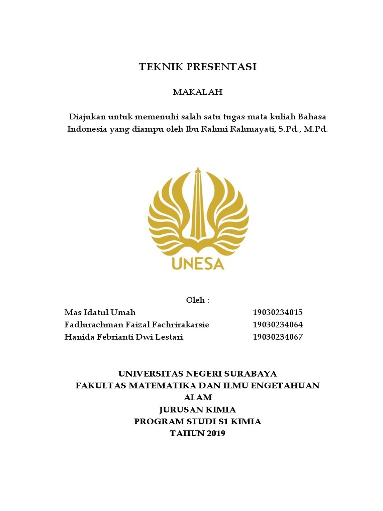 Revisi PRESENTASI Bindo | PDF