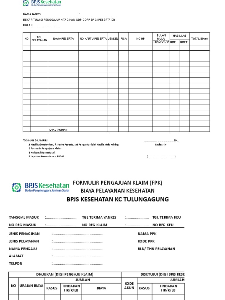 Form Klaim Lab | PDF