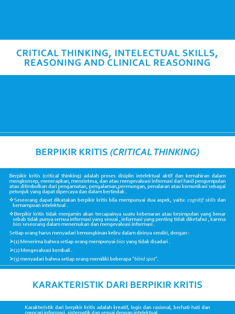 Critical Thinking | PDF