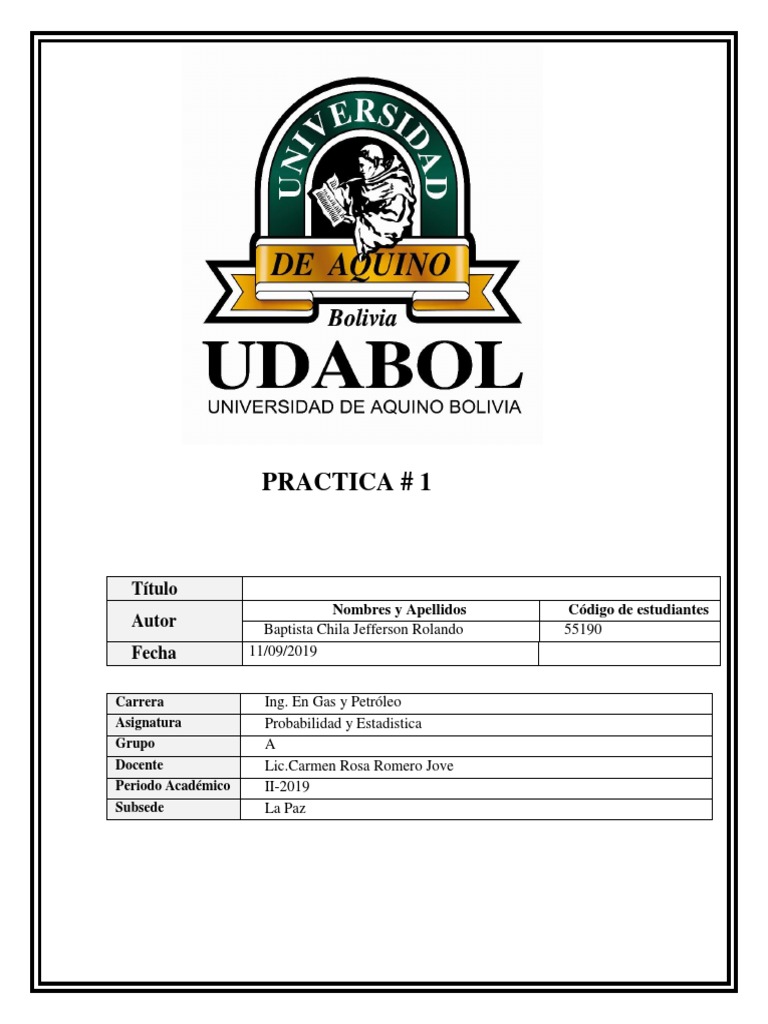 Caratula Udabol | PDF