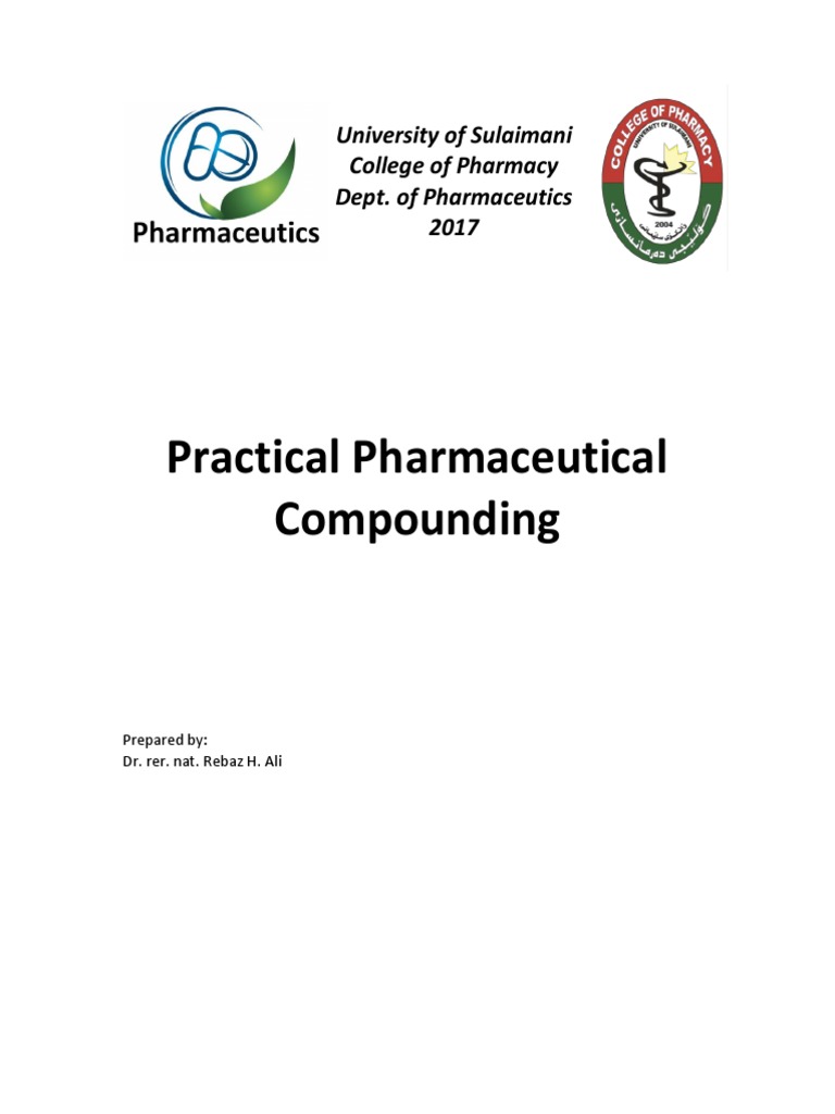 Pharmaceutical Compounding Lab Pdf Buffer Solution Tablet Pharmacy