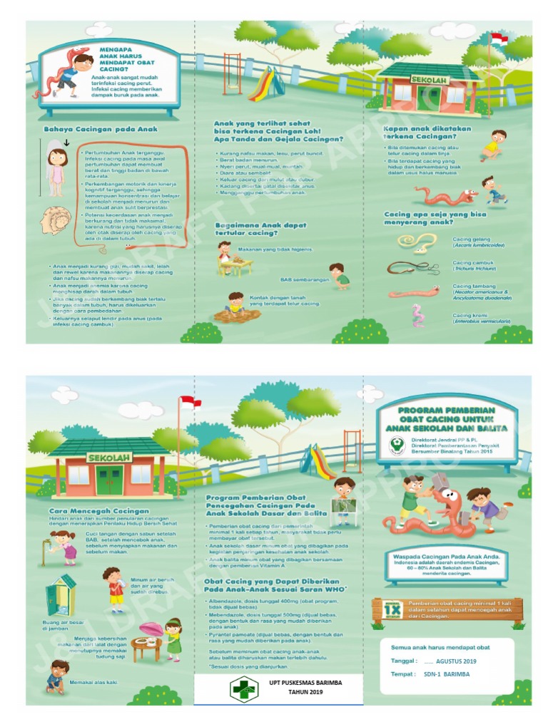 Brosur Kecacingan Besar | PDF