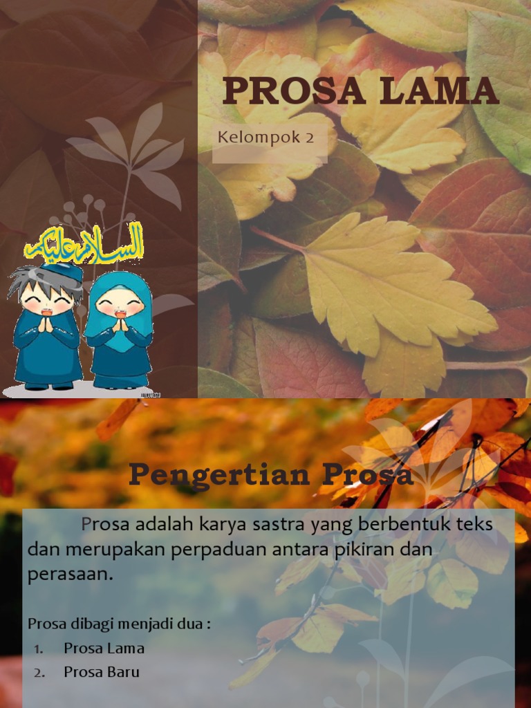 Ciri dan Contoh Prosa Lama | PDF