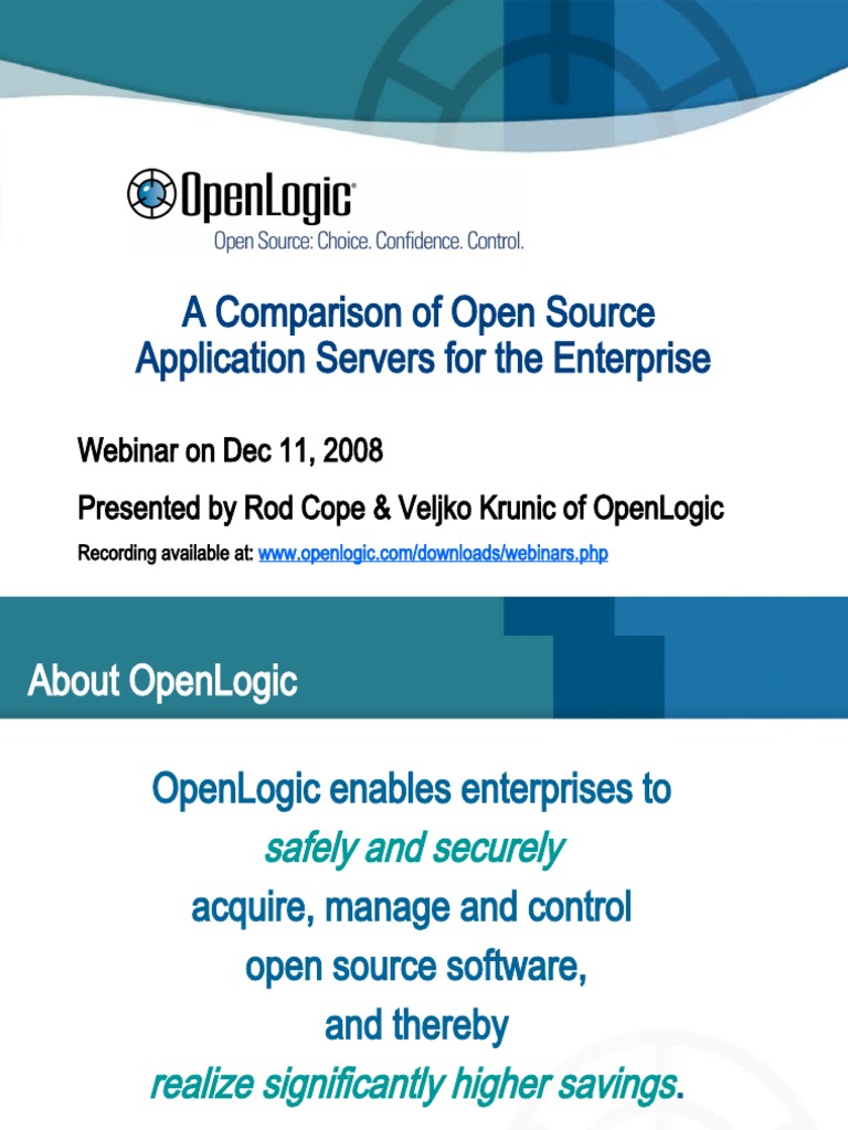 A Comparison of Open Source Application Servers For The Enterprise ...