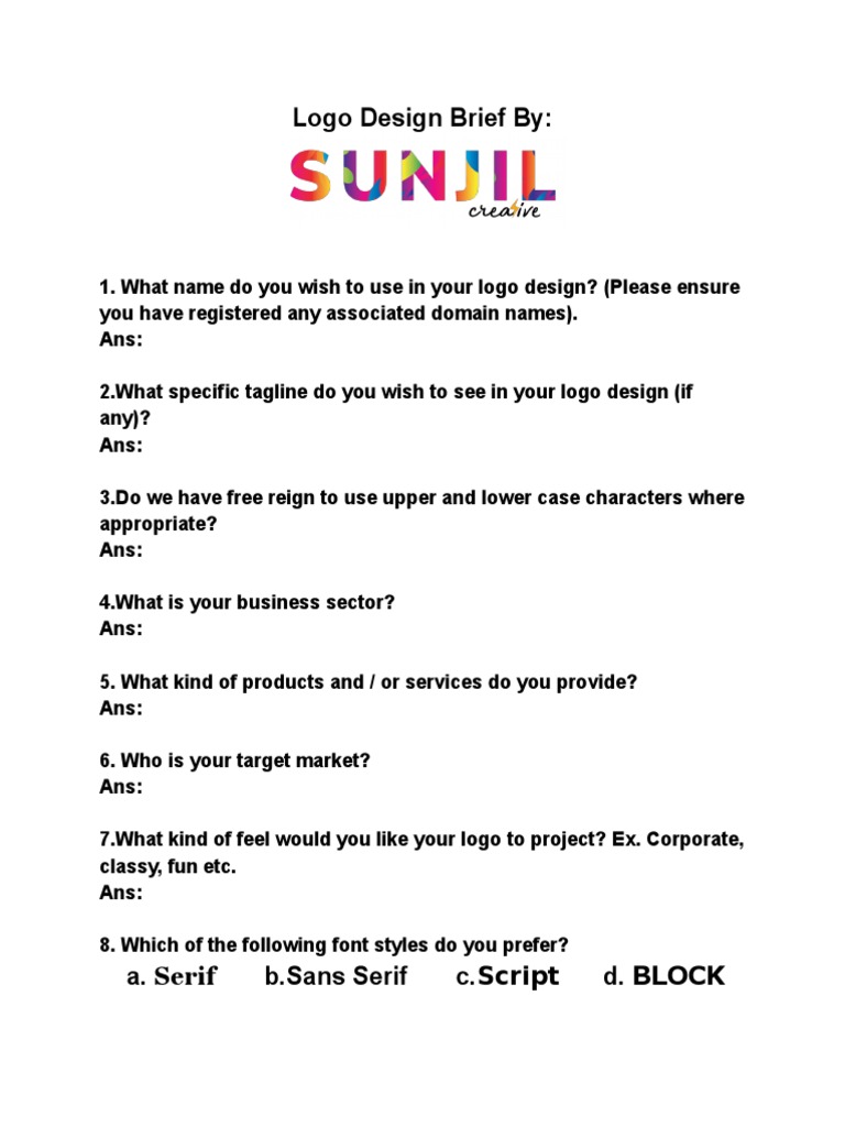 Logo Brief | PDF