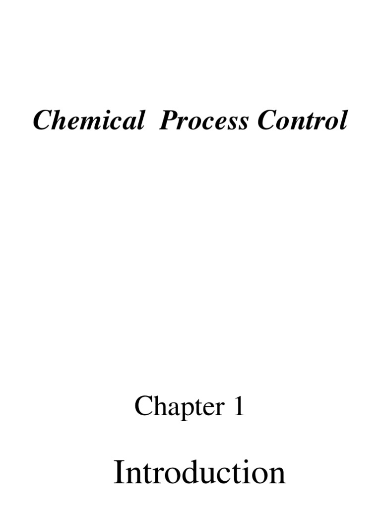 Chemical Process Control | PDF | Mathematical Optimization | Chemical ...