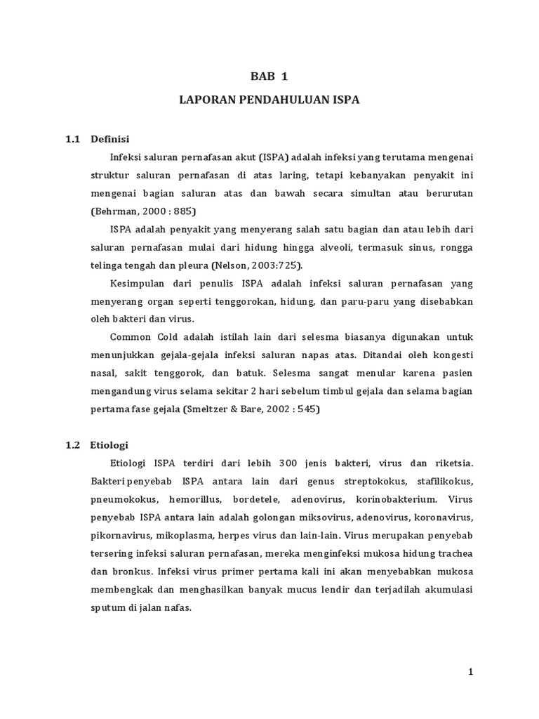 LP Ispa Poli Anak | PDF | Pengembangan Diri | Kesehatan Holistik