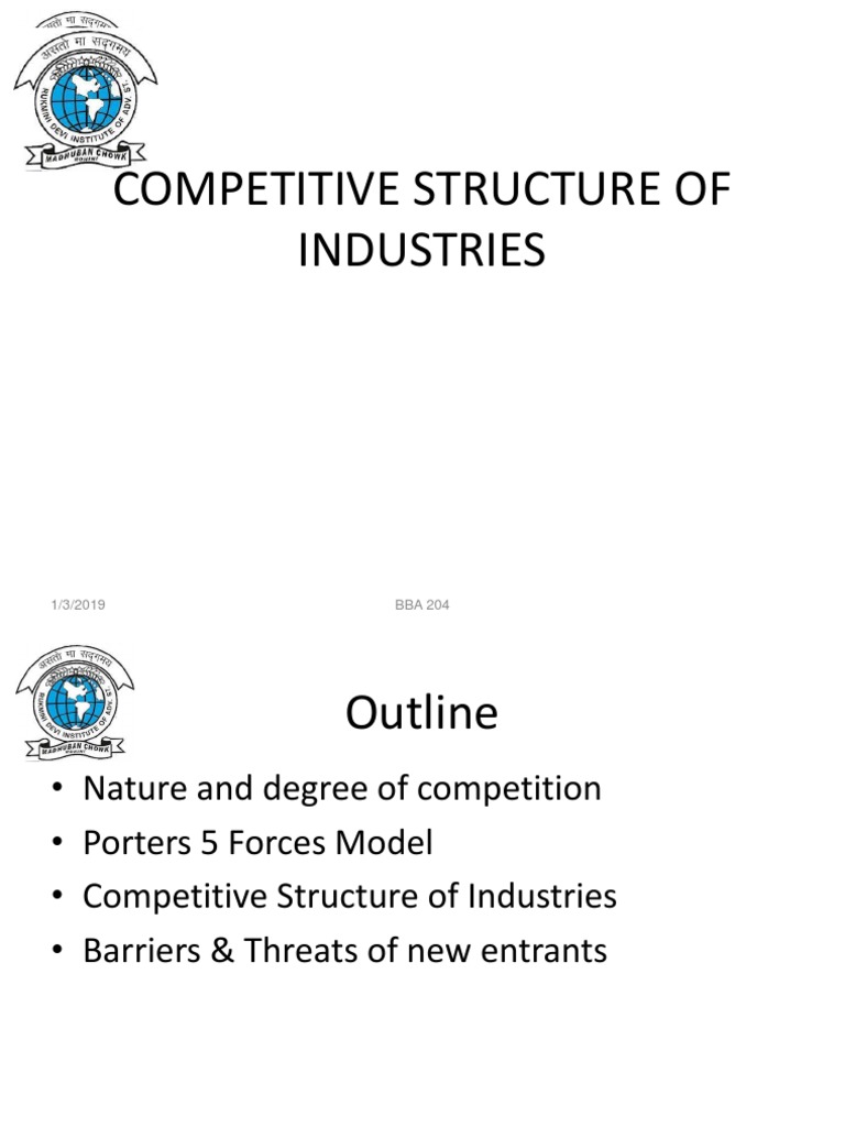 Competitive Structure of Industries | PDF | Competition | Microeconomics