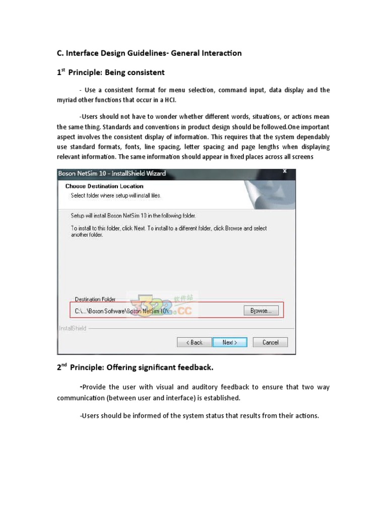 Interface Design Guidelines1 | PDF | User Interface | Human–Computer Interaction
