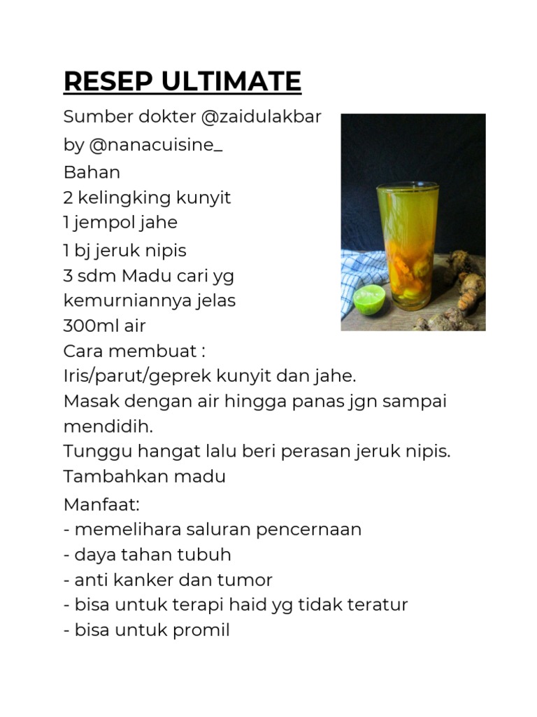 Resep-Resep JSR | PDF