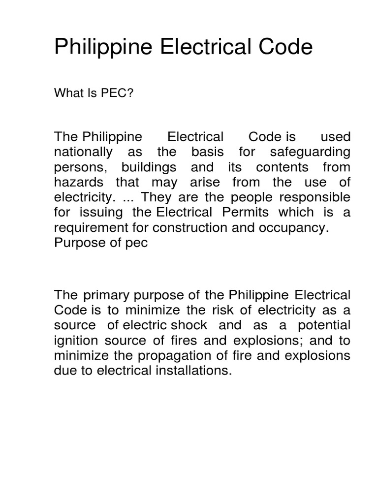Electrical Code Of The Philippines Shop Vintage | www.pinnaxis.com