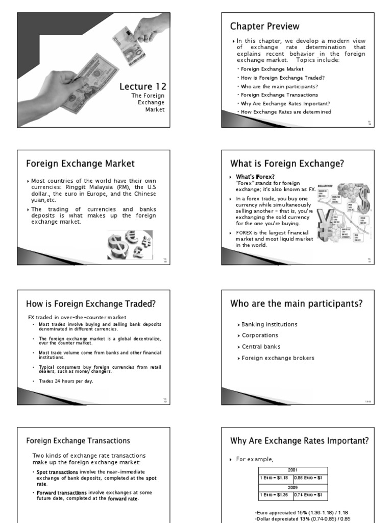 In This Chapter, We Develop A Modern View of Exchange Rate ...