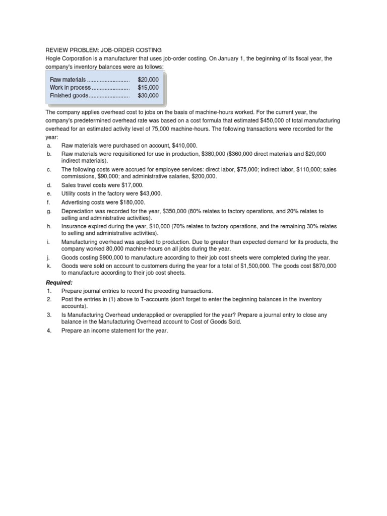 Chap02 Rev. FI5 Ex 2 | PDF | Cost Of Goods Sold | Inventory