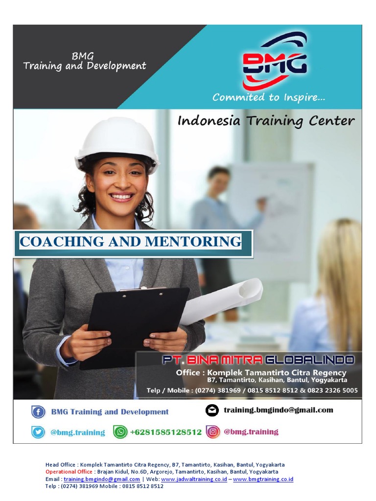 Training Coaching and Mentoring | PDF | Mentorship | Behavior Modification