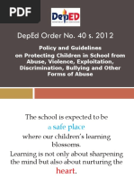 DepEd Child Protection Policy Booklet | PDF | Child Protection ...