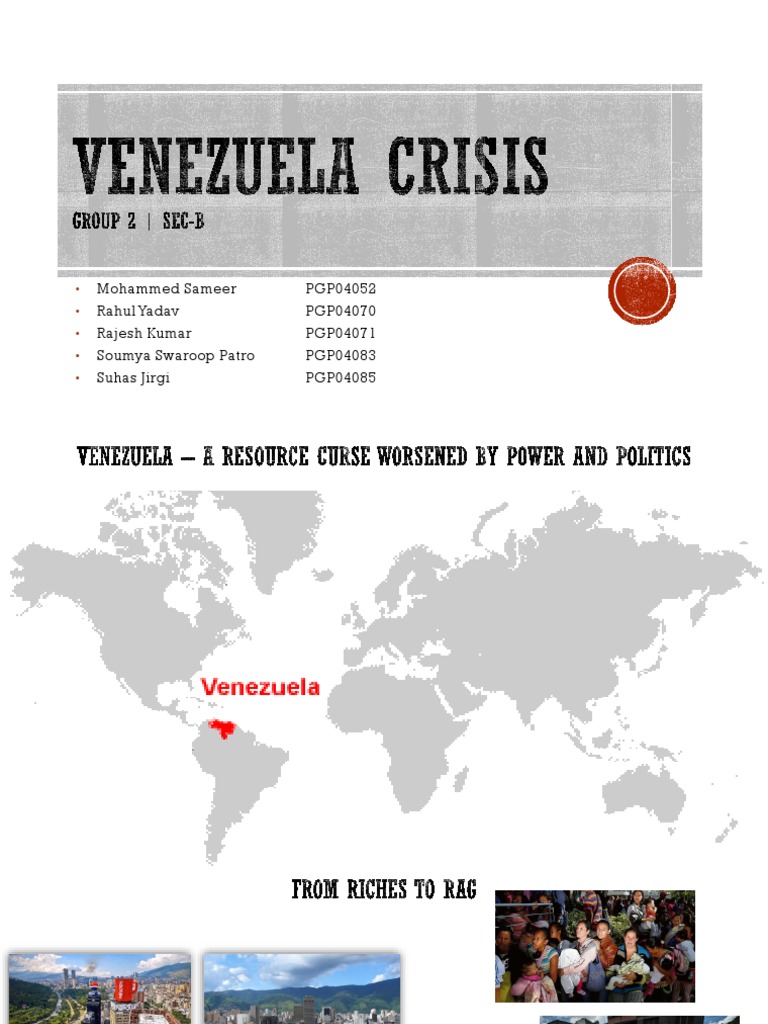Venezuela Crisis Group 2 Final | PDF | Venezuela | Economies