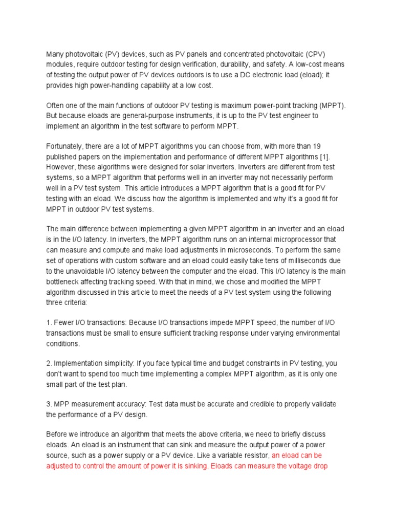 An Eload Can Be Adjusted To Control The Amount of Power It Is Sinking ...