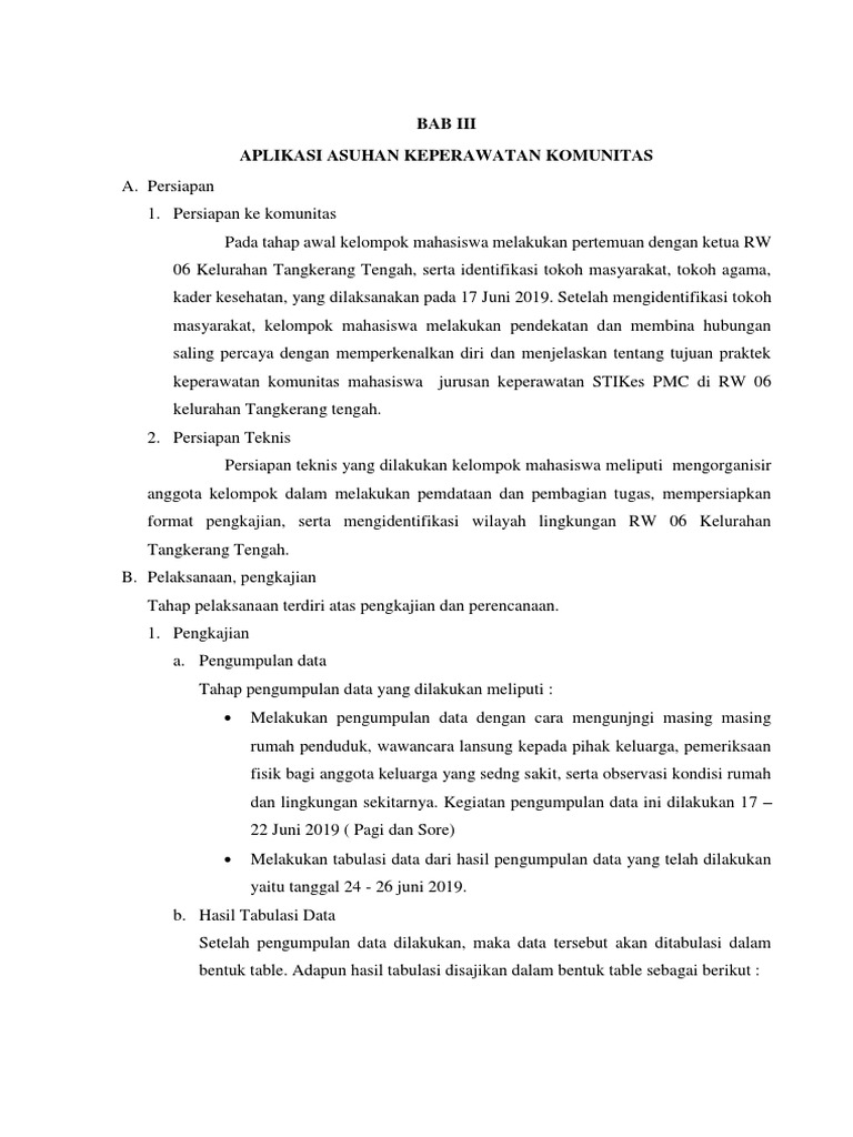 Contoh Laporan Komunitas Pdf