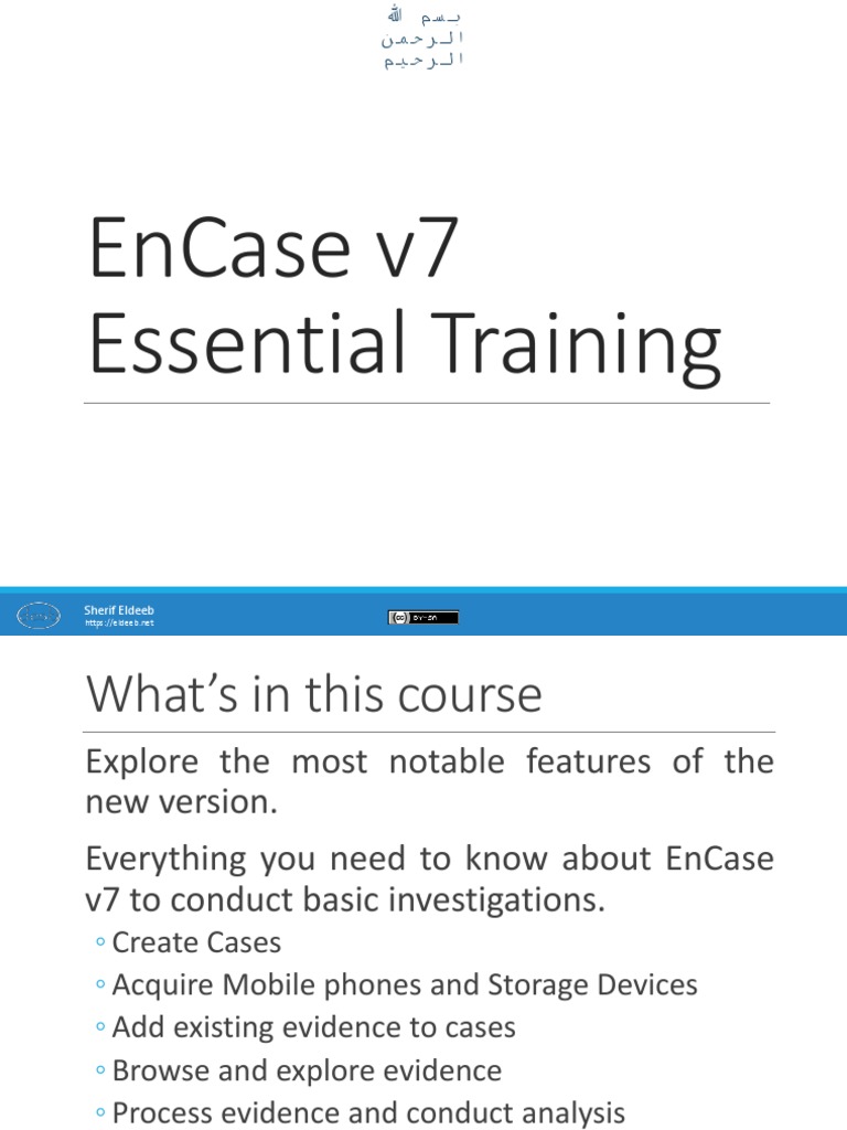 EnCase v7 Essential Training | PDF | Computer File | Operating System